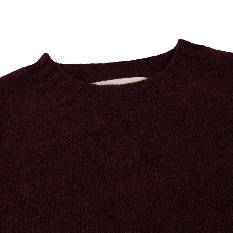 British Made. Scottish Lambswool Jumper With Classic Crew Neck. Preppy ...