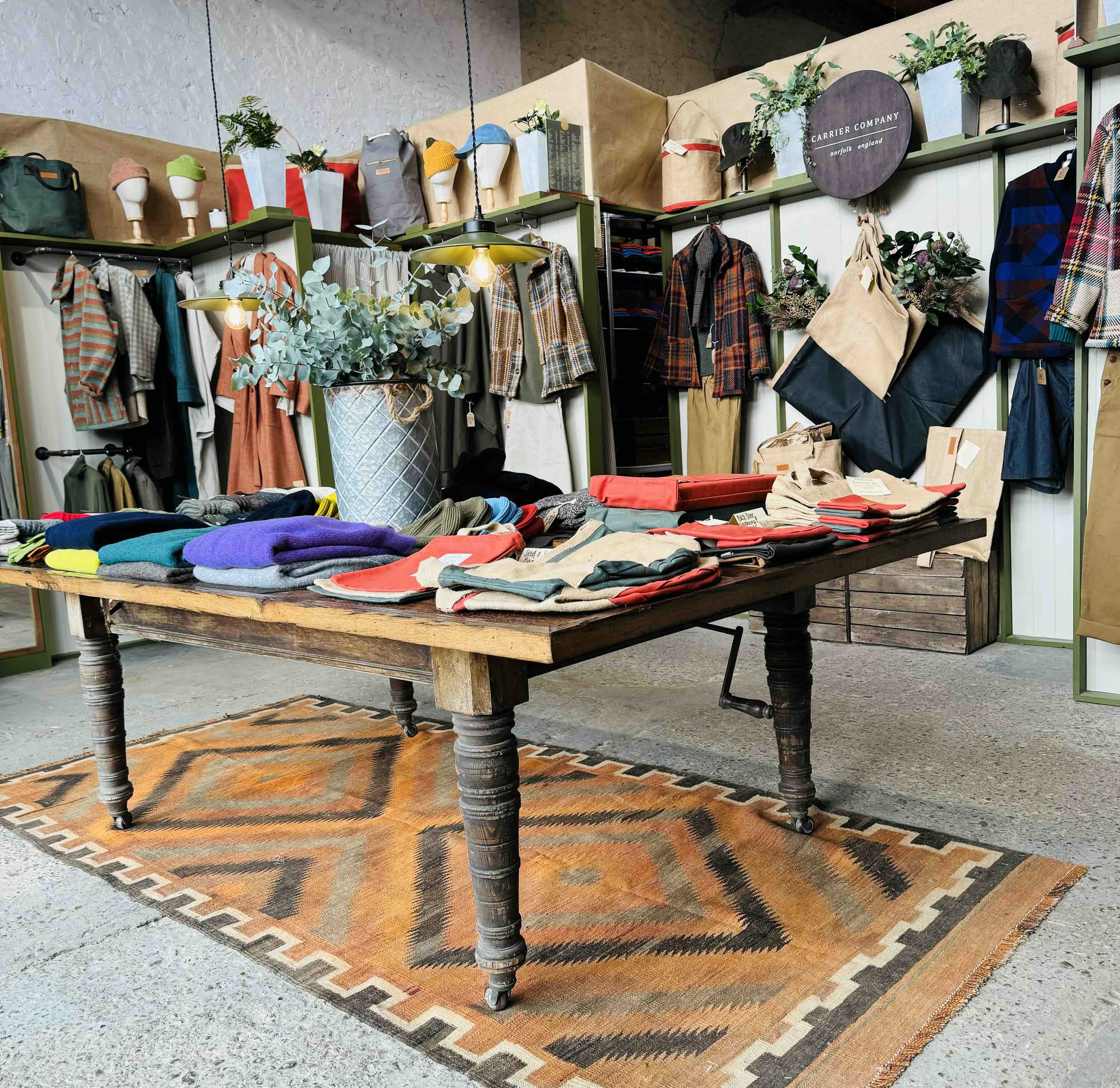 Carrier Company handmade bags clothing and accessories