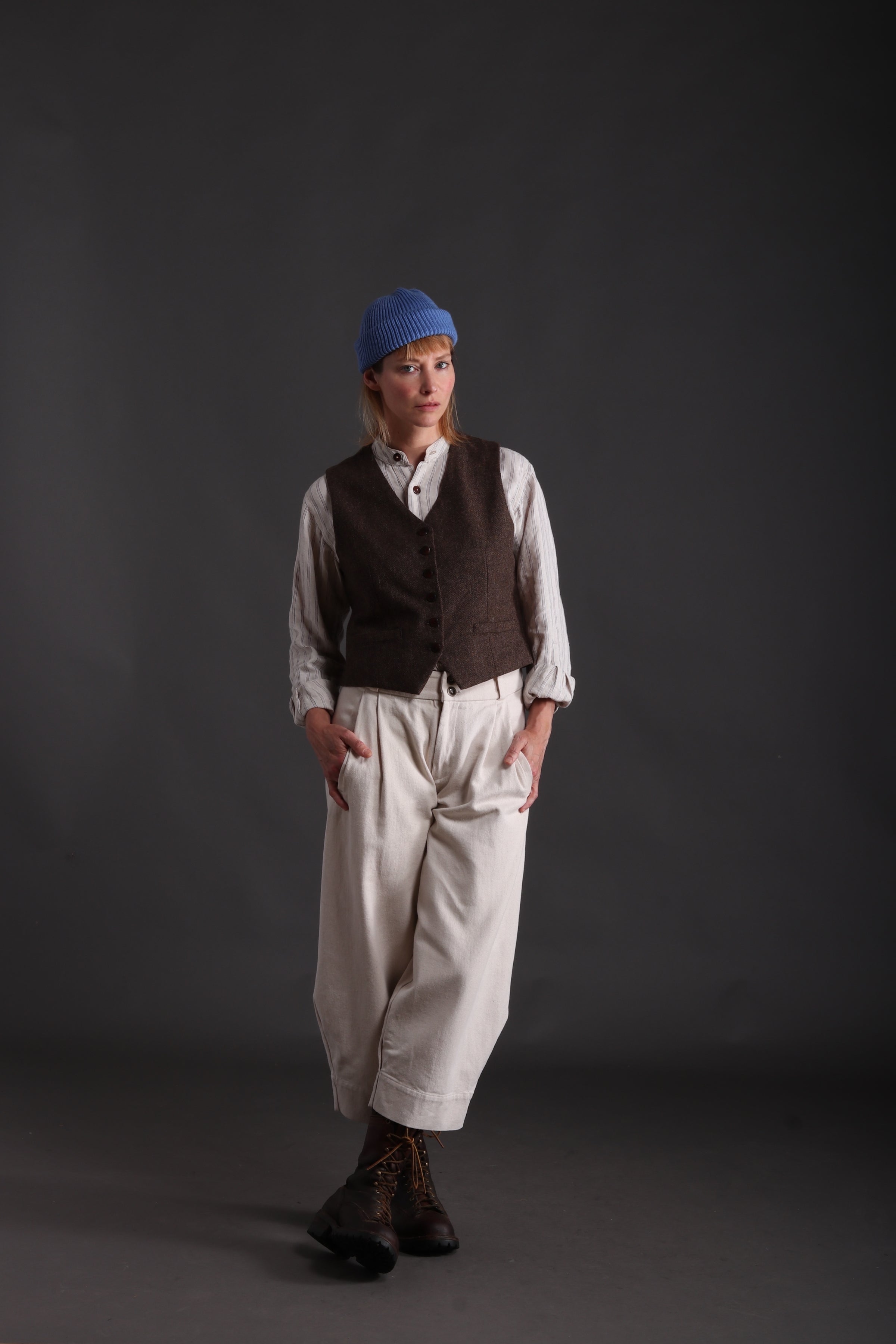Women's Waistcoat | Irish Wool | Wool Waistcoat | Carrier Company